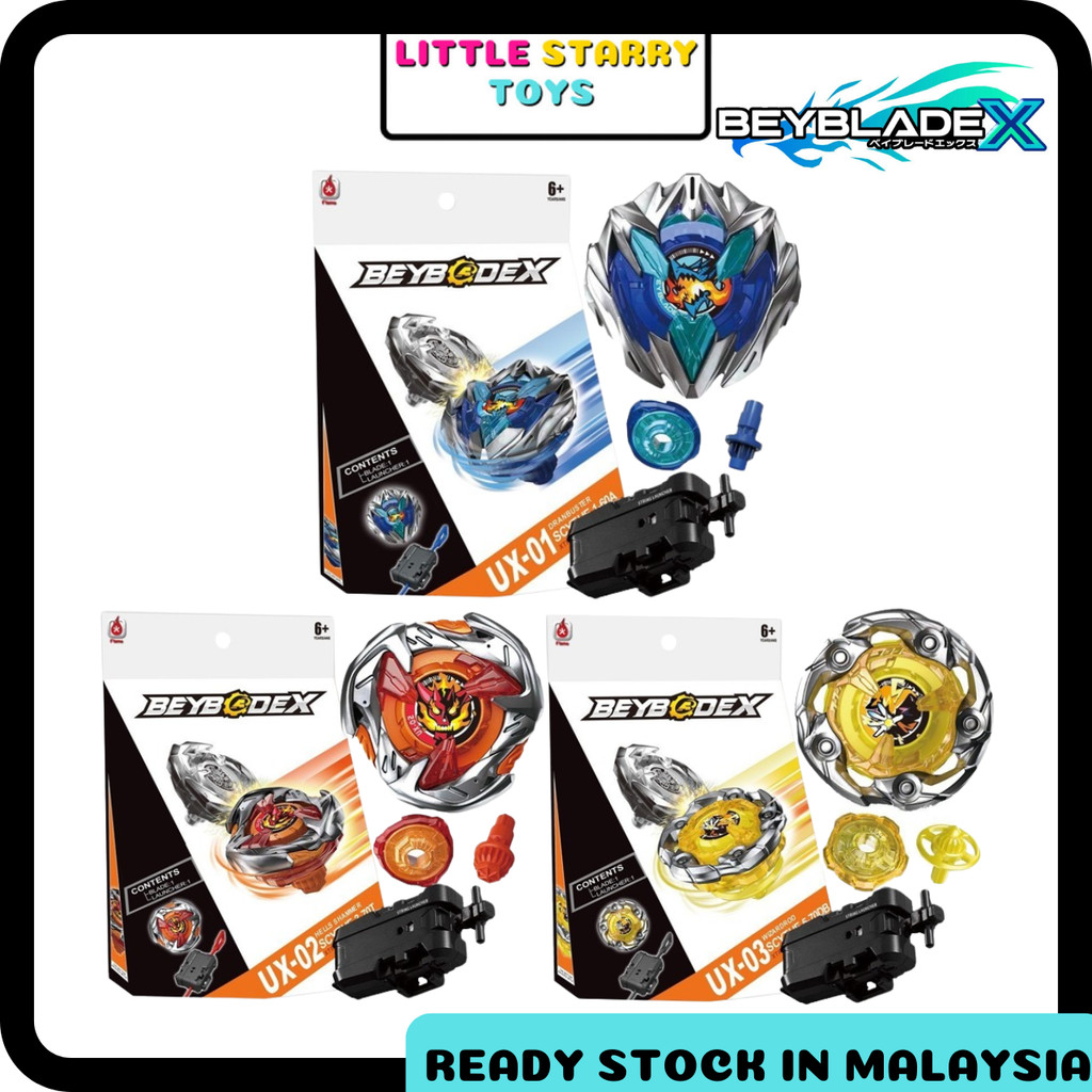 UX Flame Brand Beyblade X UX-01 UX-02 UX-03 UX00-01 Toys for Kids ...