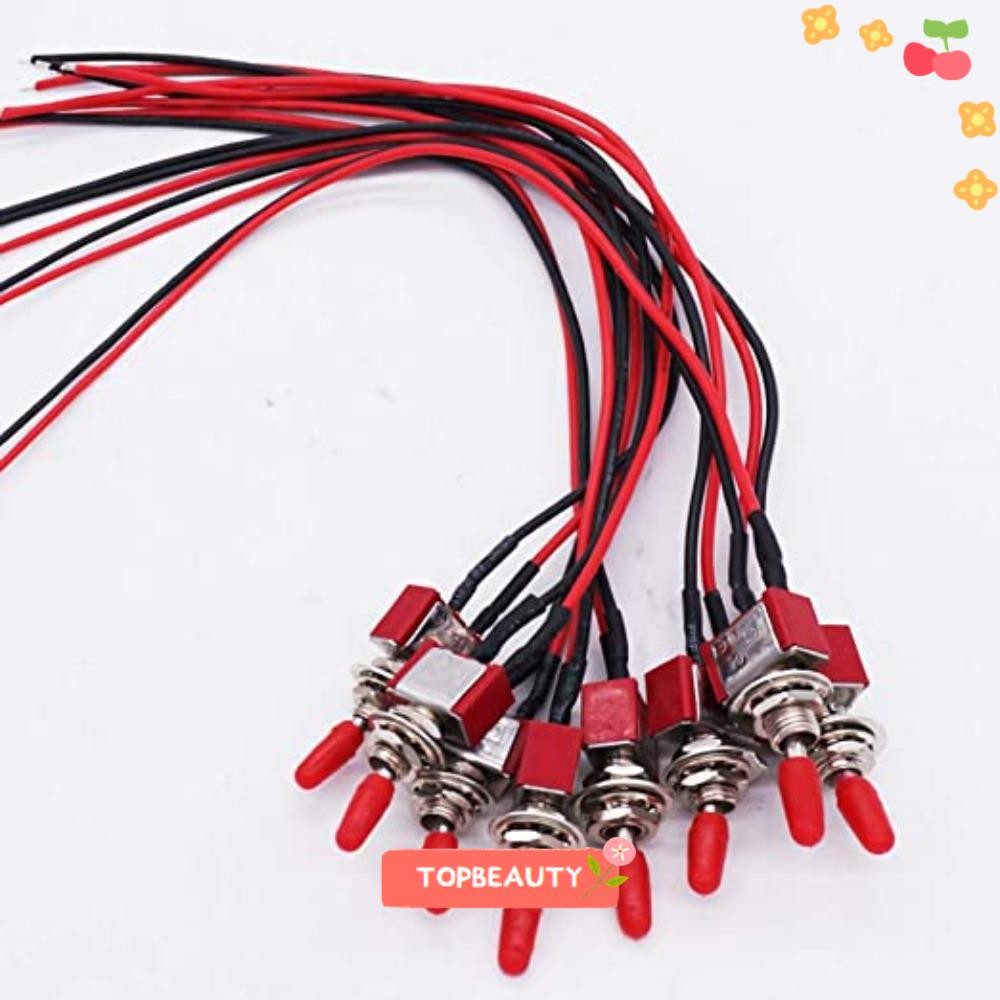 BEAUTY 1/8Pcs Miniature Toggle Switch, 2 Position 2 Pins SPST Mini ...
