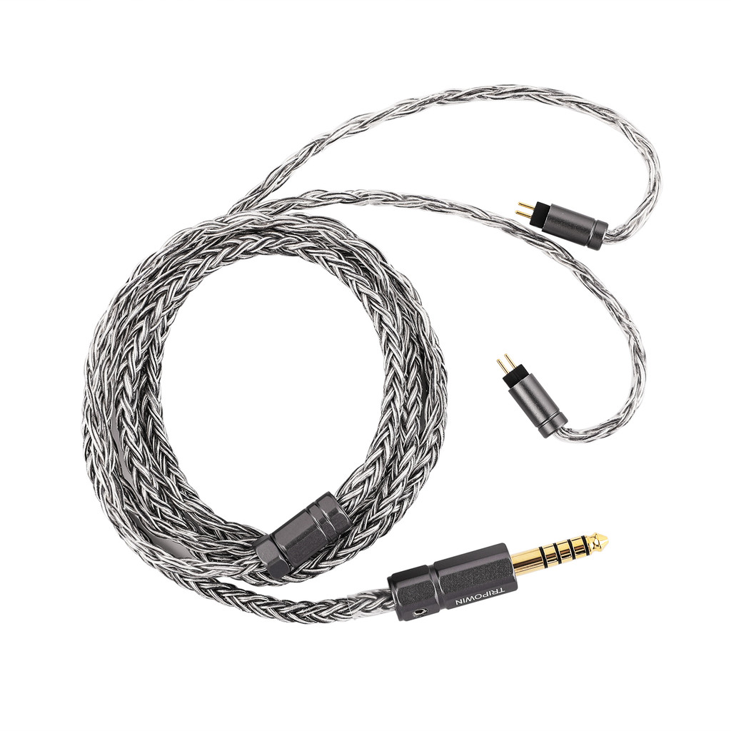 Tripowin S-02 IEM Cable 16 Core Silver-Plated Alloy Copper and Graphene ...