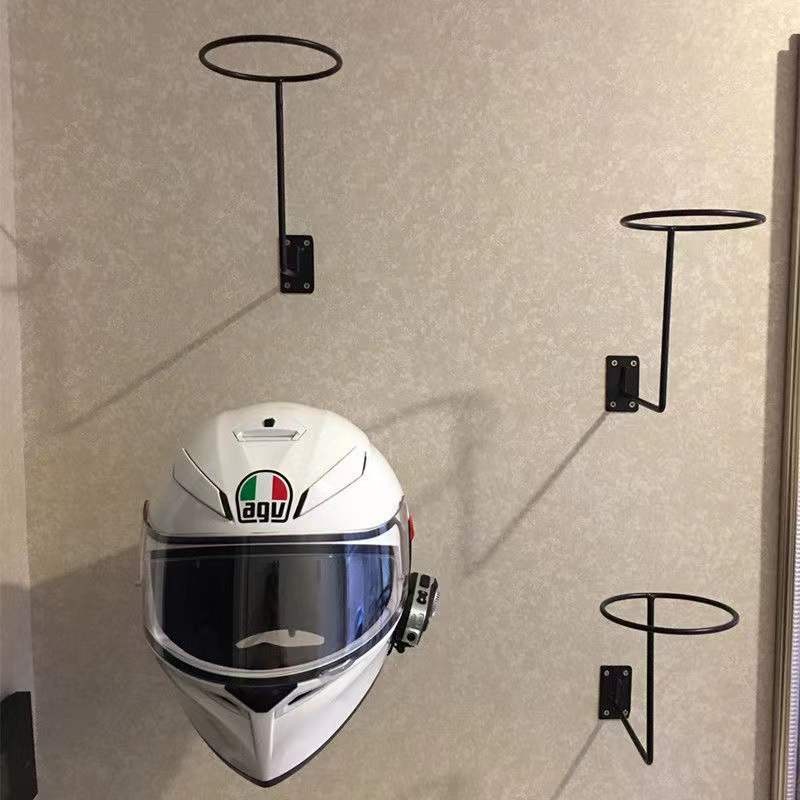 nxp-Helmet rack Rack rack Wall mounted display rack storage Helmet ...