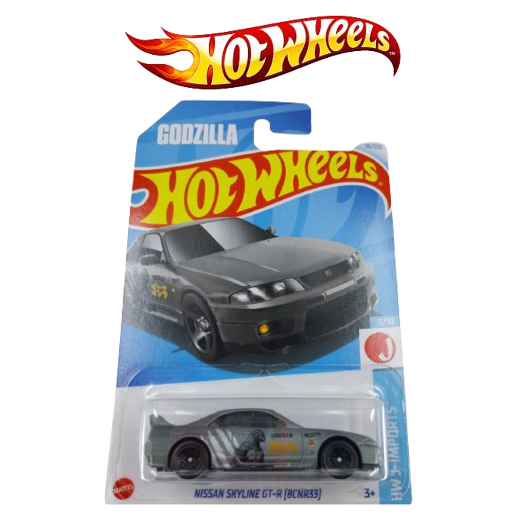 Hot Wheels Nissan Skyline GT-R R33 Godzilla Grey | Shopee Philippines