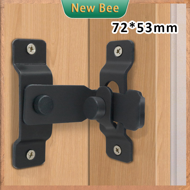 72*53mm 90 Degree Door Buckle Stainless Steel Right Angle Lock Sliding ...