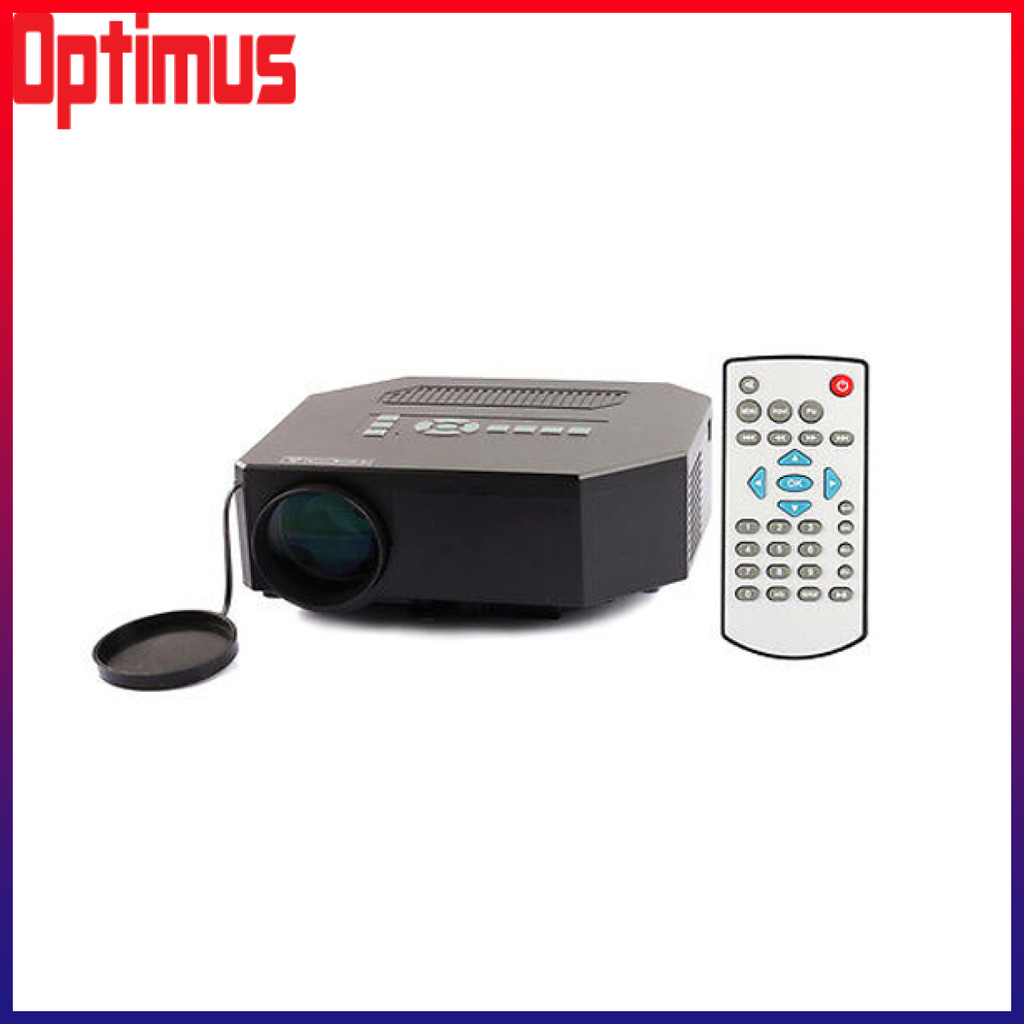 Optimus Depot 150 Lumens Multimedia LED Projector System - Black ...