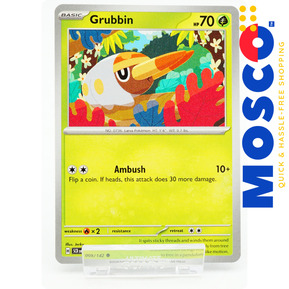 Grubbin - 009/142 Common Stellar Crown | Pokemon TCG | Shopee Philippines