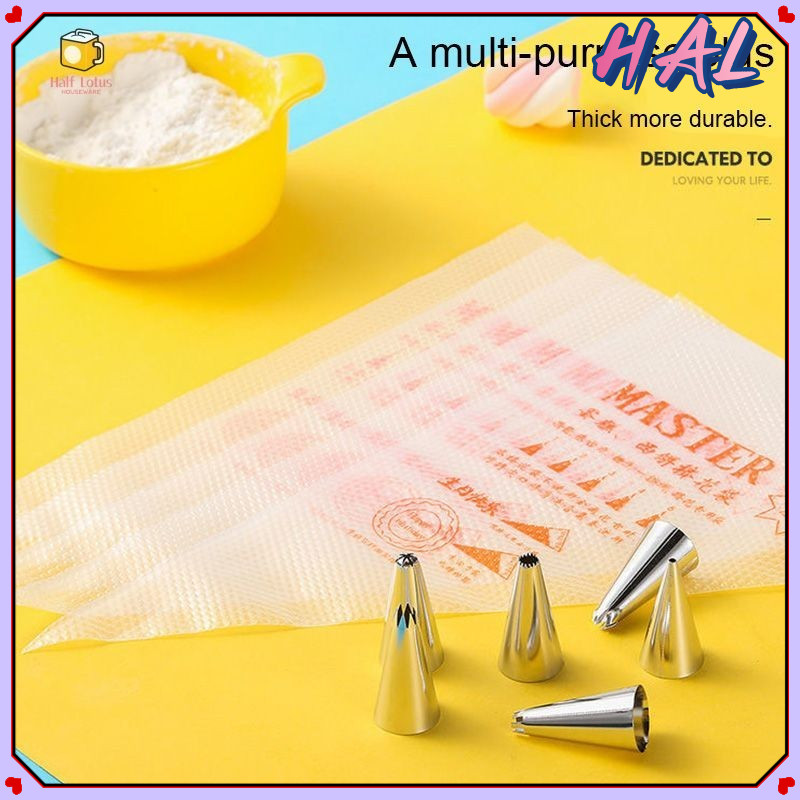 HAL ️Thickened Pastry Bag Disposable Household Baking Cake Piping Bags ...