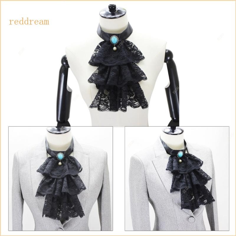 REDD Womens Jabot Pirate Colonial Victorian Detachable Jabot Steampunk ...