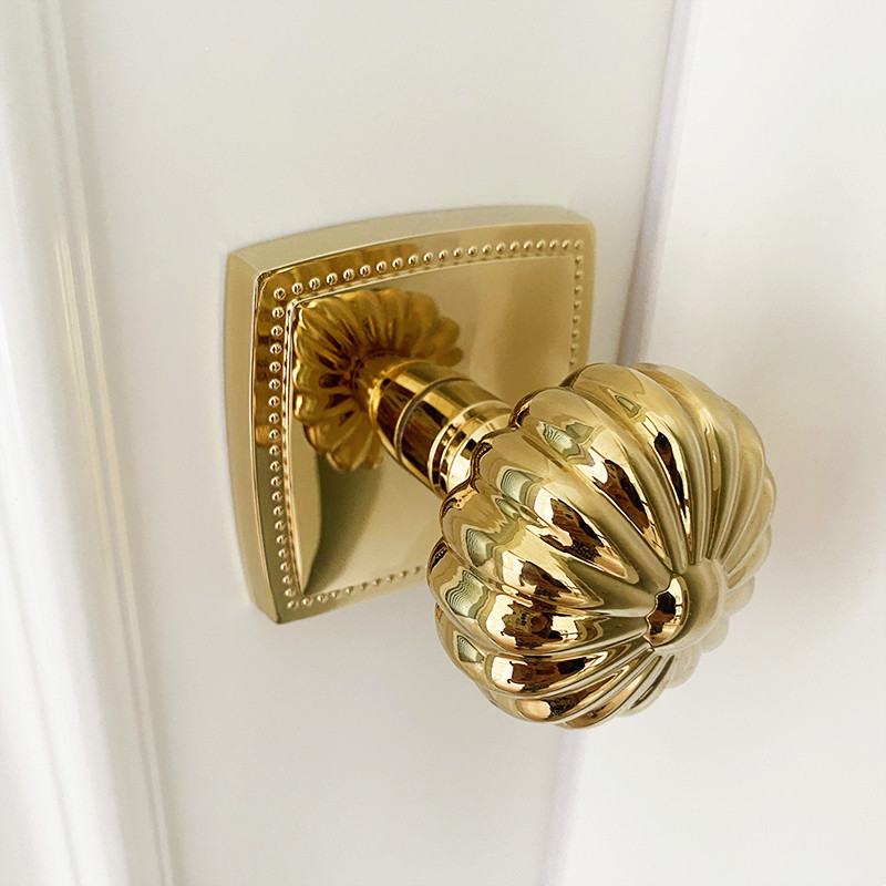 door knob door knob main door Golden Pumpkin Indoor Door Locks Toilet ...