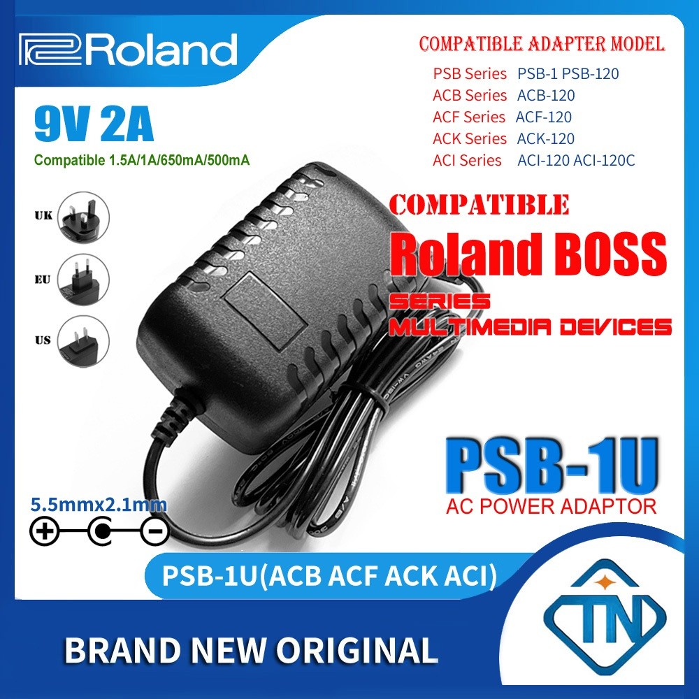 9V 2A AC/DC Adapter PSB-1U ACF ACI for Roland XPS-10 XPS-30 Lucina ...