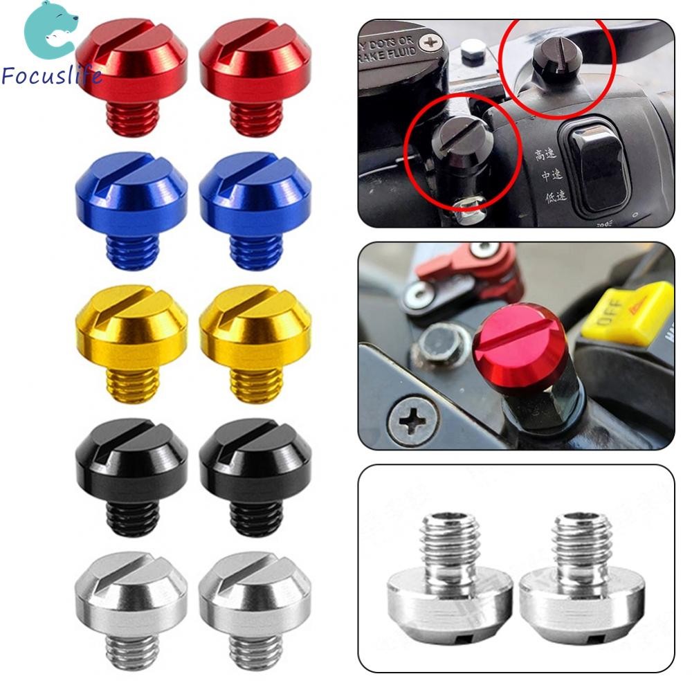 1Pair Hole Plugs Screw Cap Motorcycle/E-Bike Universal M8 CNC Aluminum ...