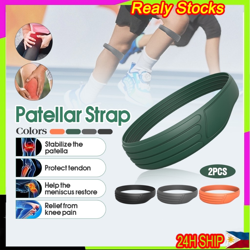 1 Pair Knee Band Silicone Patella Tendon Patella Knee Joint Rope ...