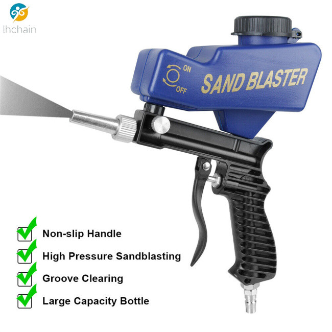 Big Savings! Handhold Air Sand Blaster Gun With Gravity Feed Hopper ...