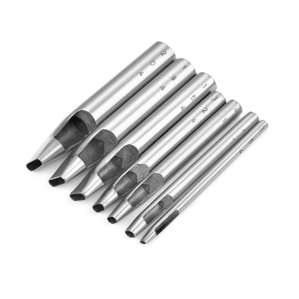 1Pc 7 Size Leather Oblong Belt Hole Puncher Oval Hole Strap Watch Band ...