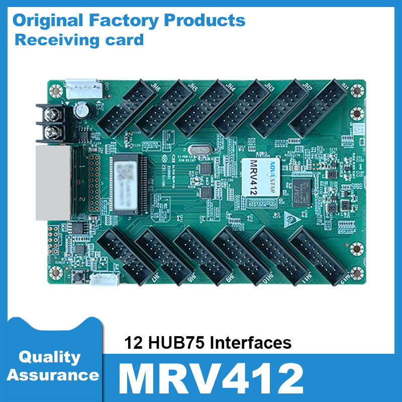 Novastar MRV412 Receiver Card HUB75 Full Color LED Panel LED Video Wall ...