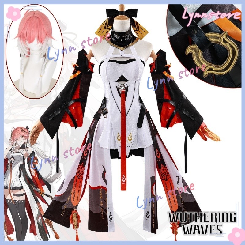 WUTHERING WAVES Cosplay Costume Eternal Blaze CHANGLI Cosplay Dress Wig ...