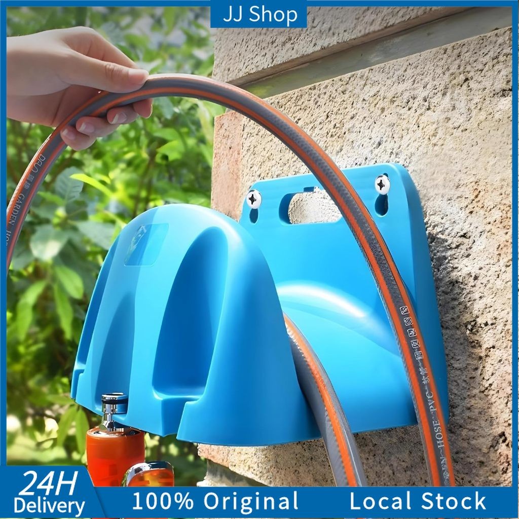 Wall Plastic Rack Mounted Garden Irrigation Hose Hanger Tap Holder Pipe ...