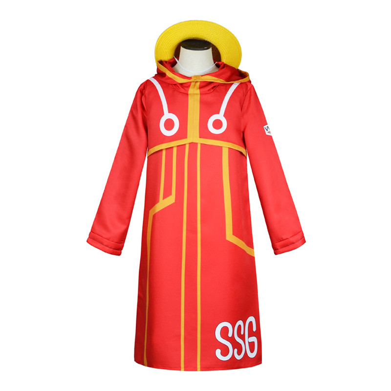 Anime One Piece Luffy Cosplay Costume Outfits Halloween Carnival Suit ...