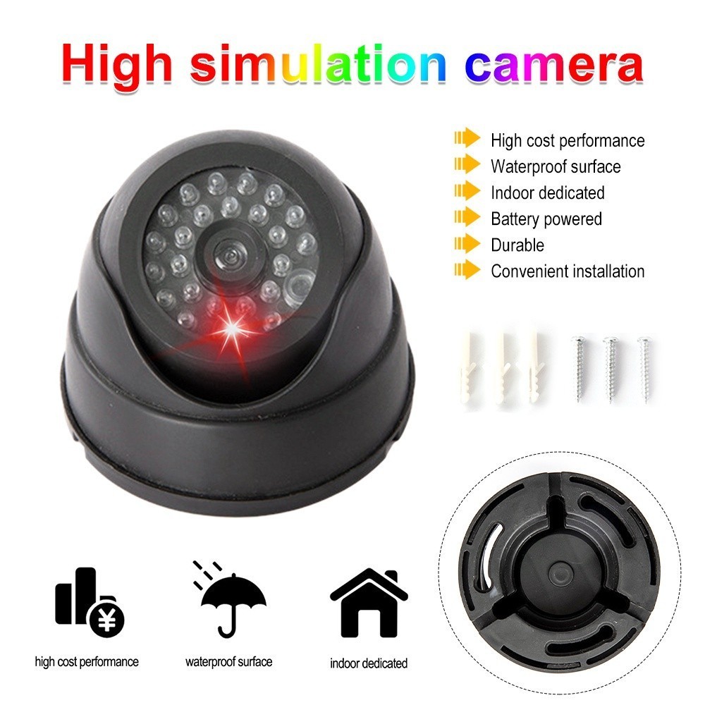 CCTV Fake Simulate Dummy Security IR Camera Anti Theft Guard Monitor ...