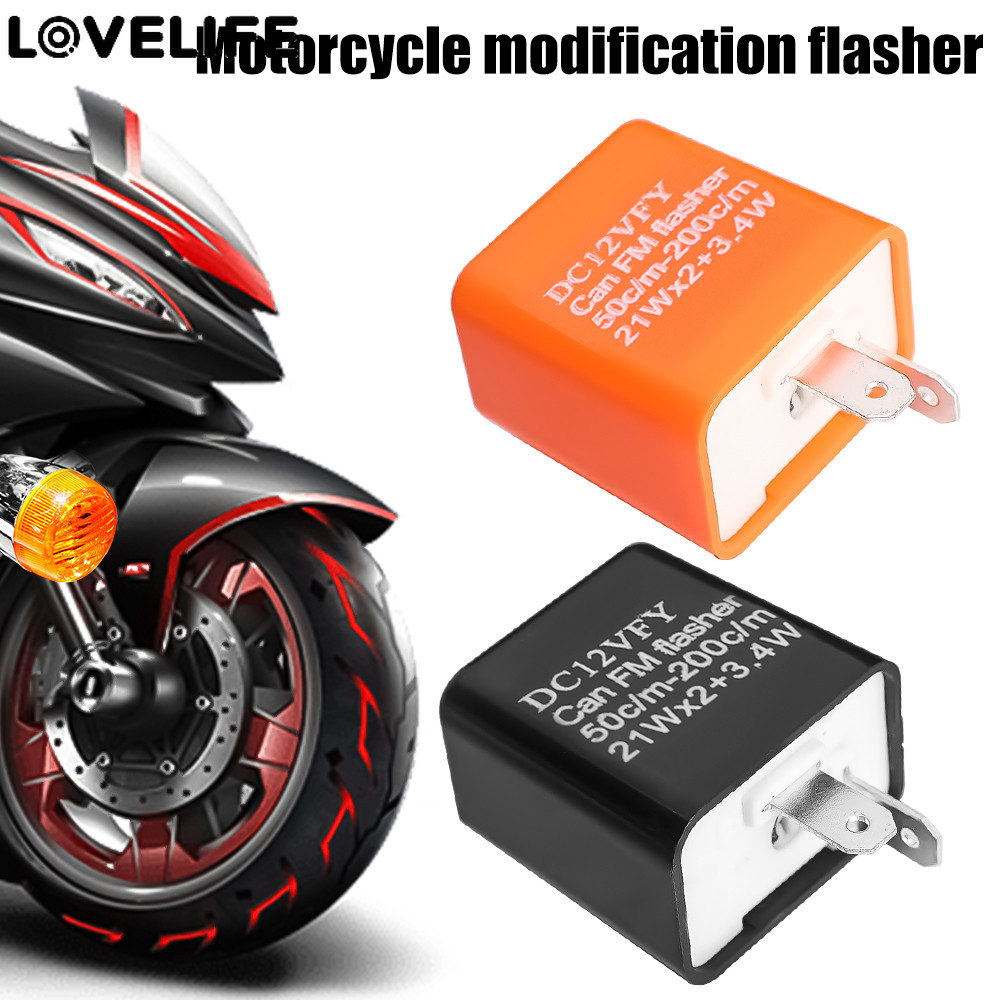 Motorcycle LED Turn Signal Flasher - Adjustable Warning Light ...