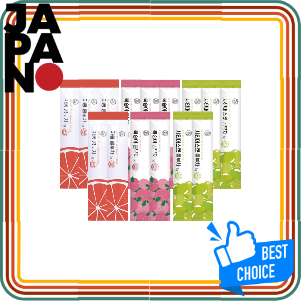 from Japan/Trial Hills Lab Kombucha 3 types x 5 packets set (5g x 15 ...