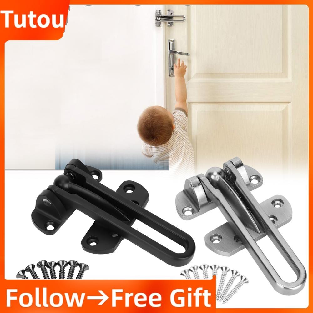 Tutoushop Stainless Steel Anti‑Theft Lock Buckle Security Guard Door ...