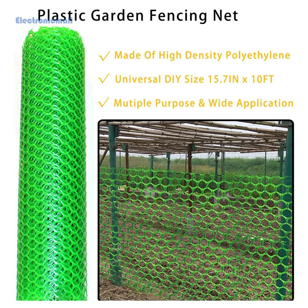 Plastic Wire Mesh Fence Poultry Netting 300*40cm Animal Cage Fence ...