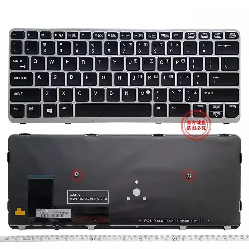 New US Keyboard for HP 820 G1 G2 720 725 828 G1 G2 English Keyboard ...