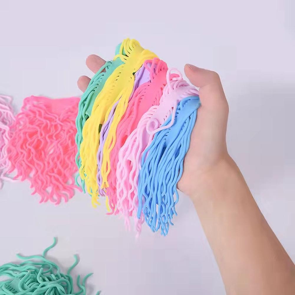 Soft Rubber Tpr Relieves Pressure Vents Simulation Pull Noodles Toy ...