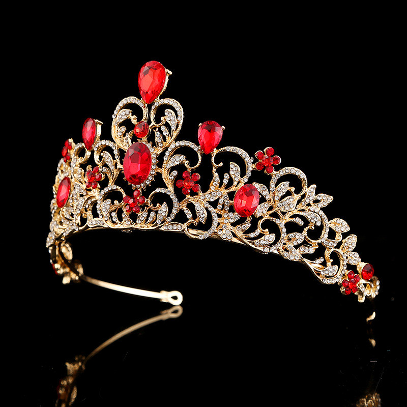 7.3cm Tall 7 Colors Tiara Crowns for Women Girls Queen of Heart Crown ...