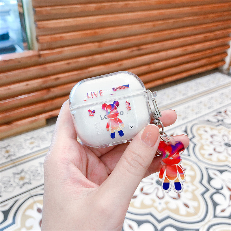 Colorful Explosive Bear TWS Pro4 Bluetooth Earphone Wireless Earbuds ...