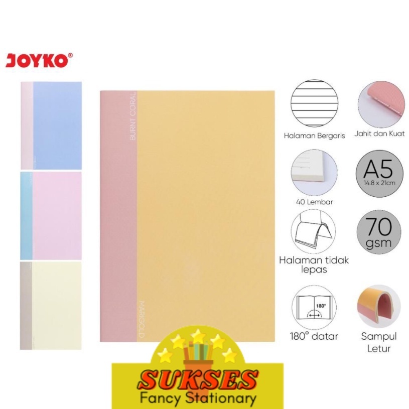 Ruled Notebook Joyko NB-718 A5 Lined Notebook | Shopee Philippines