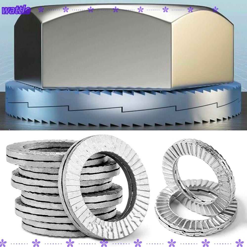 WATTLE 5Pcs Wedge Lock Washer, M4 M10 M12 M16 M20 Double Side Lock ...