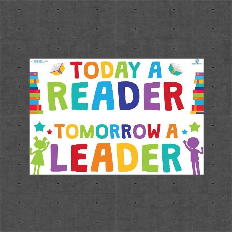 Sproutbrite Classroom Decoration Teacher Reading Banner and Poster ...