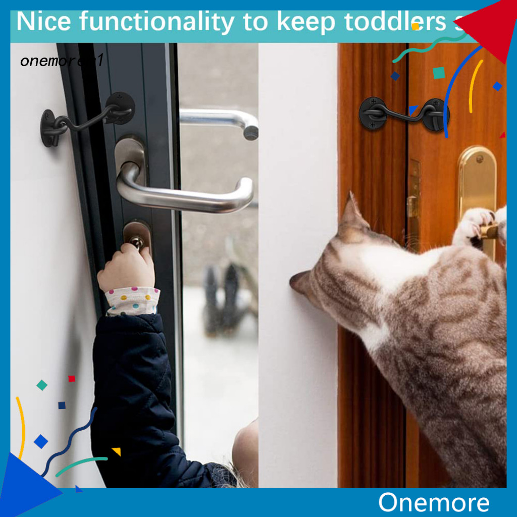 ONEM Privacy Hook Latches Window Lock Latches Rust-resistant Door Lock ...