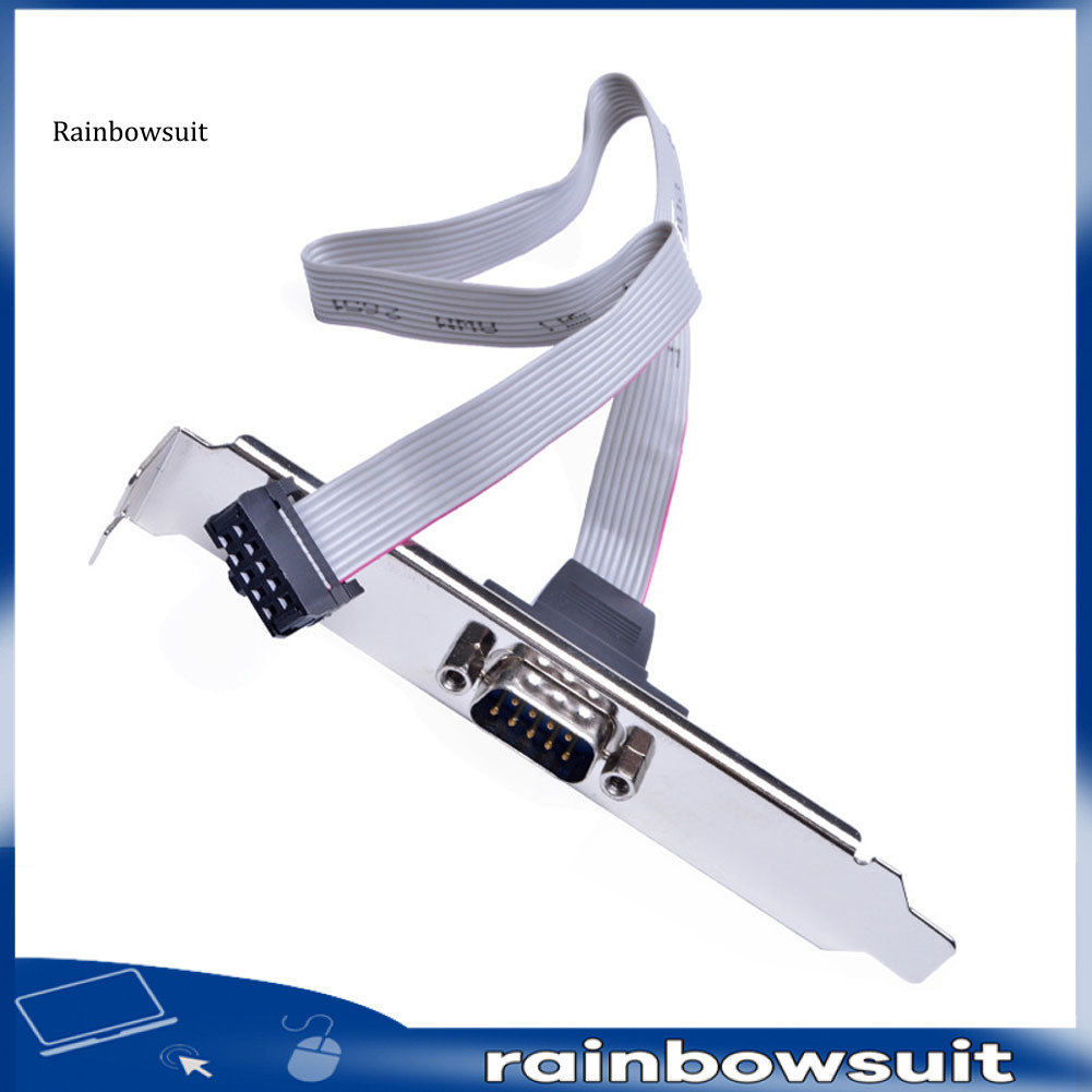 [RB] 30cm Motherboard RS232 DB9 Pin COM Port Ribbon Serial Cable ...