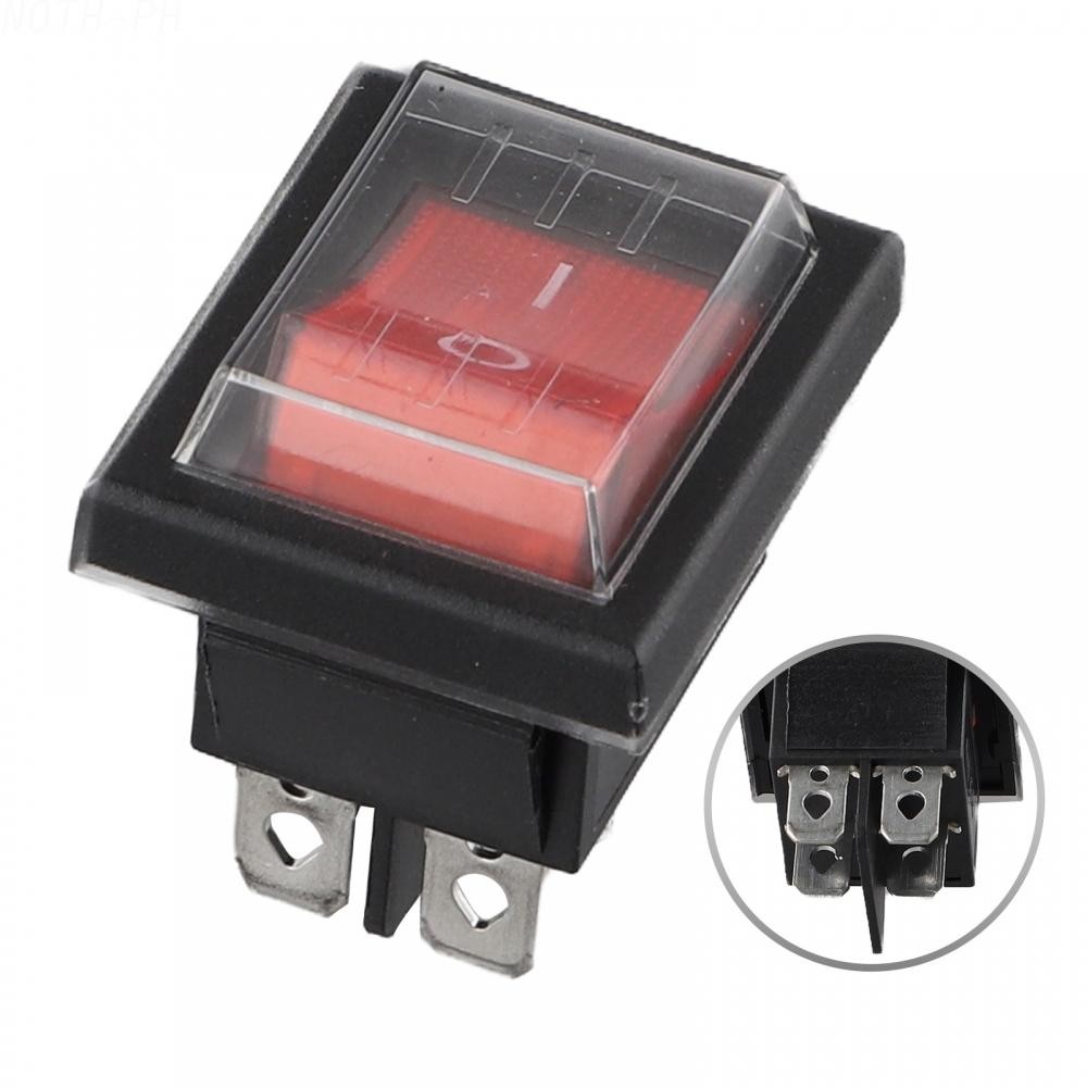 ⭐ Hot selling ⭐ 16A 250V Rocker Switch with Light Terminal 4 Pins ...