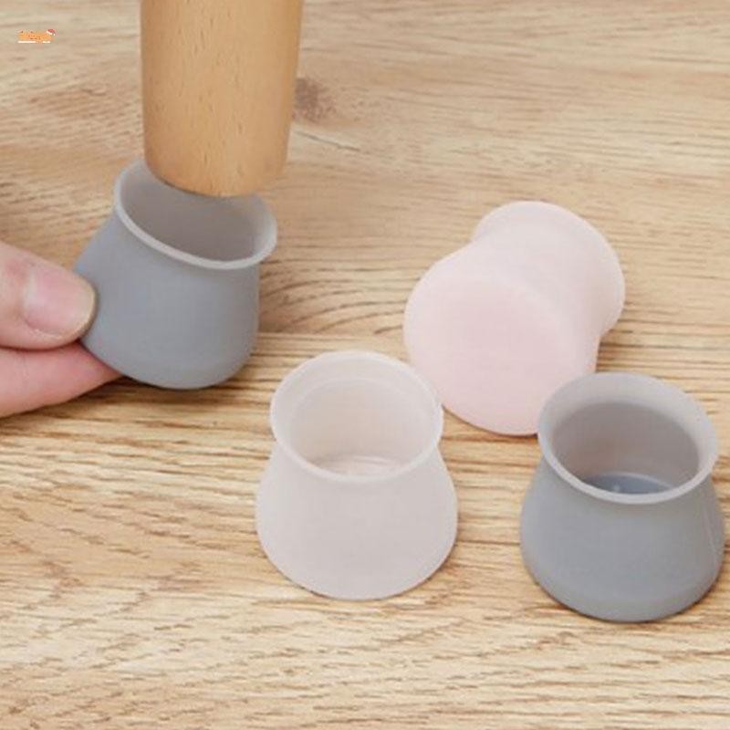 Sweet Table Leg Pad Cover Silicone Rubber Feet Round Chair Cap Floor ...