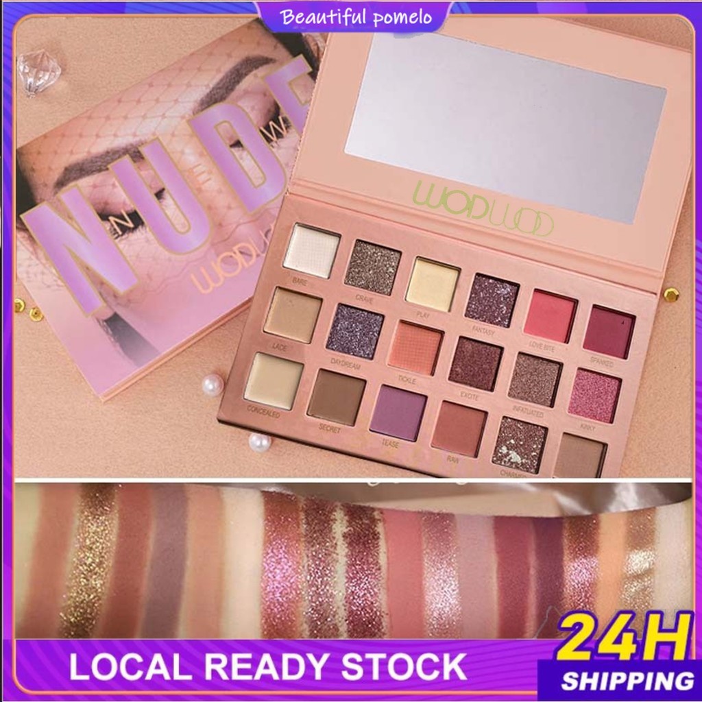 18 Color Eyeshadow Palette Pearl Korean Style Nude Eyeshadow Palette ...