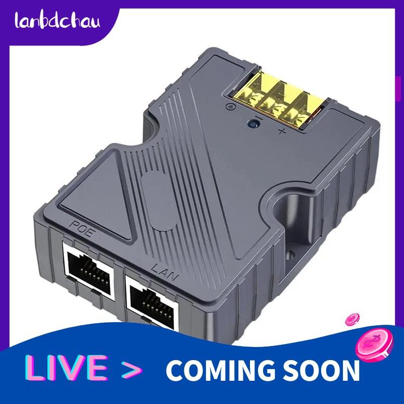 For Starlink 150W Gige PoE Injector with Surge Protection and ESD ...