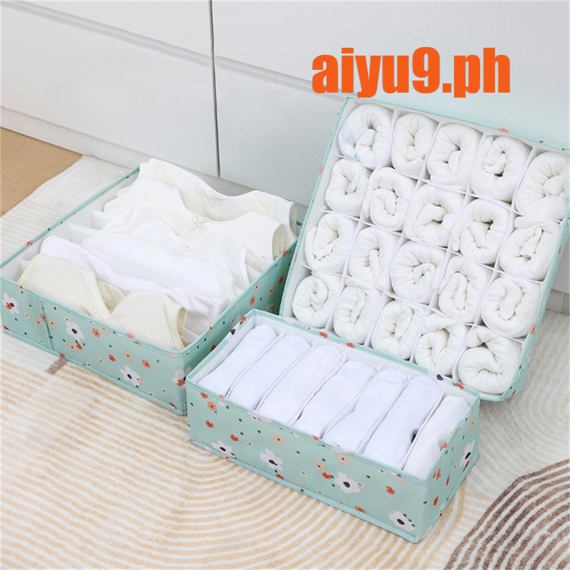1 Sweet Flower Pattern Storage Box, Lightweight Wardrobe Container With ...