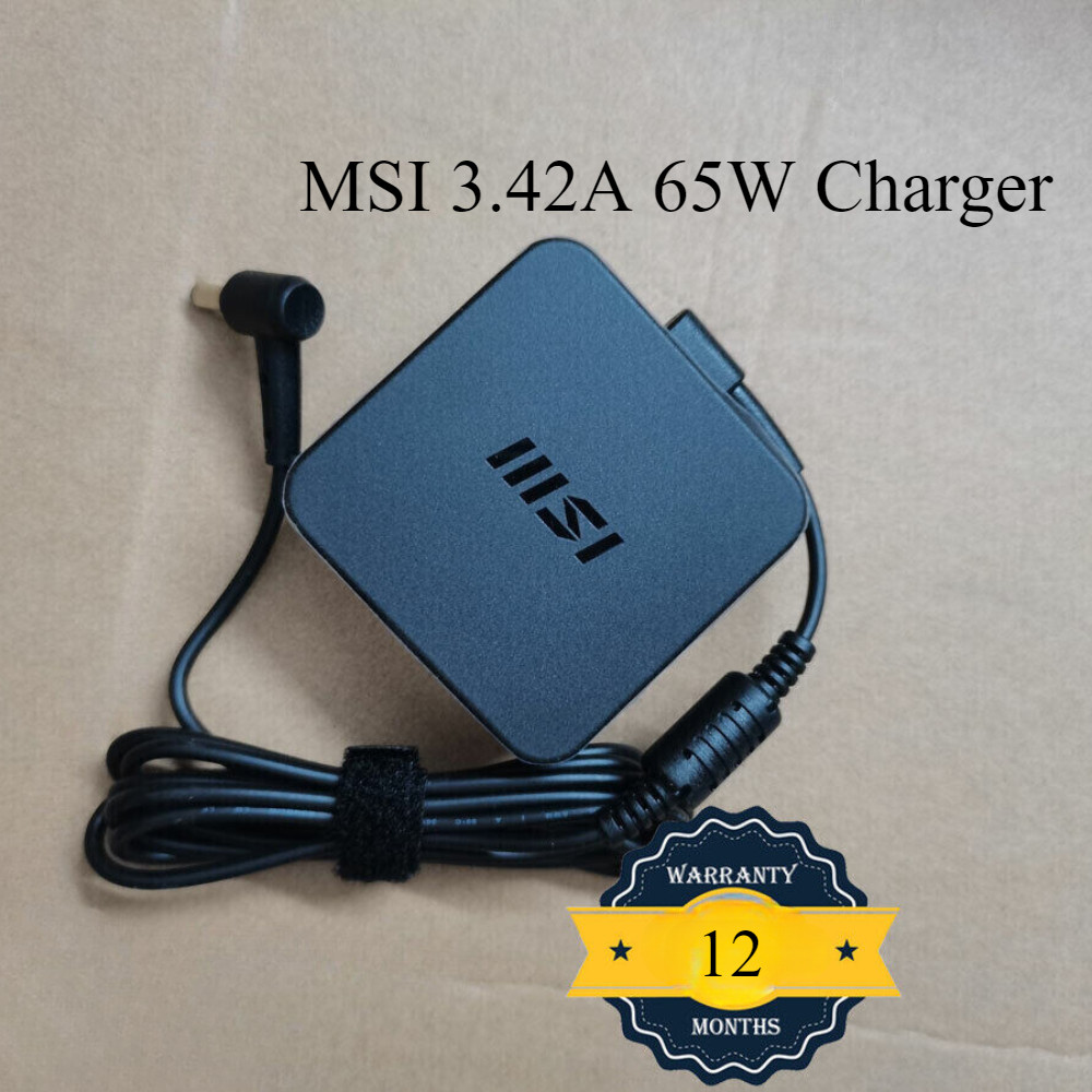 Genuine Msi 19V 3.42A 65W AC Power Charger Adapter for Modern 14/15 B14 B15 | Shopee Philippines