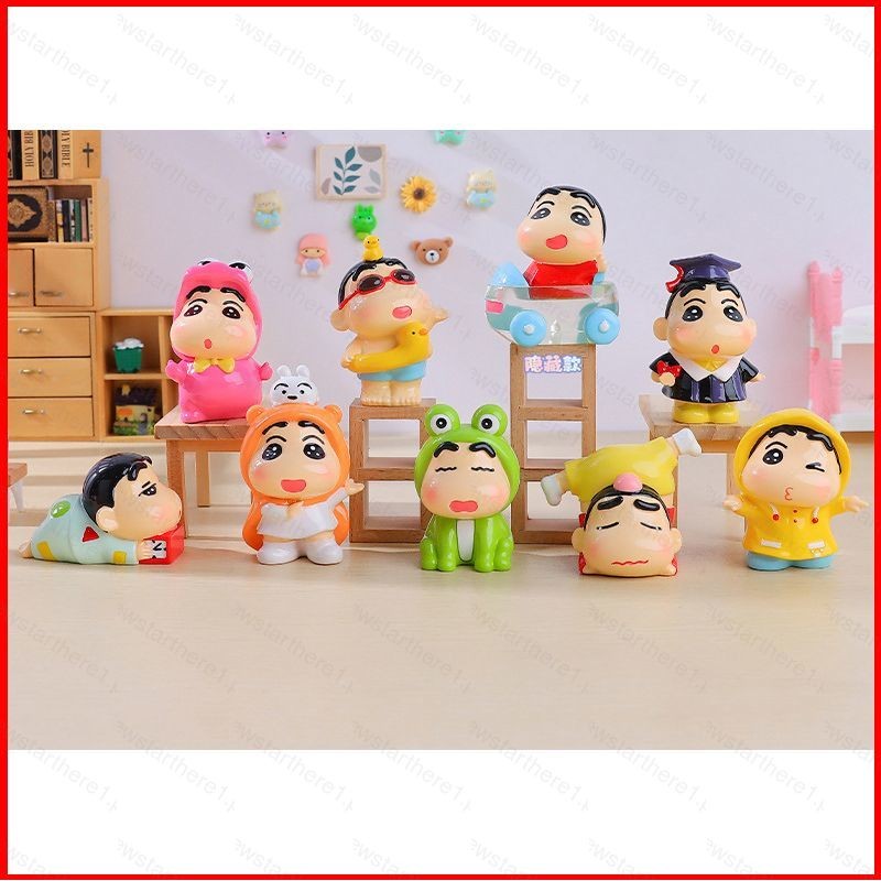 Jason Blind box Crayon Shin-chan Action Figure Shinnosuke Nohara Drag ...