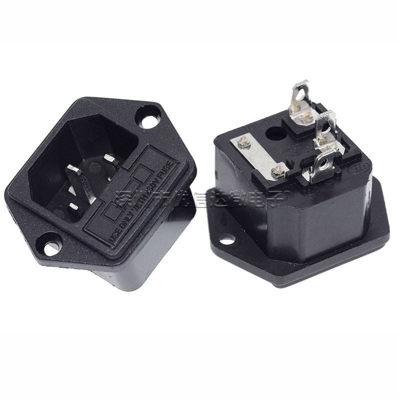 すଲAC power socket AC-03 two-in-one fuse holder with installation socket ...