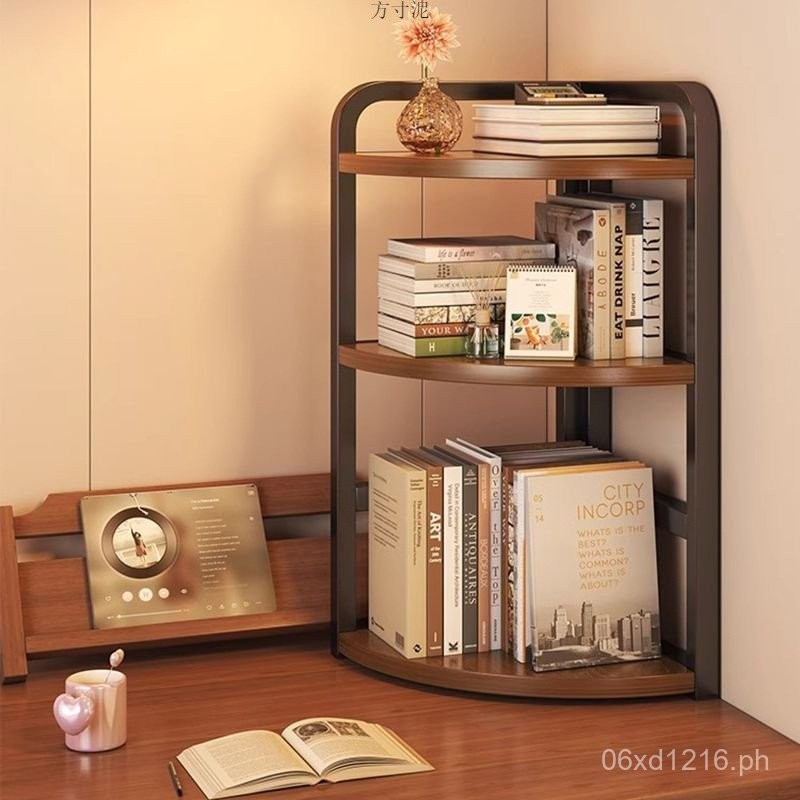 Corner Triangle Desktop Organizer Home Corner Bookshelf Simple Wall ...