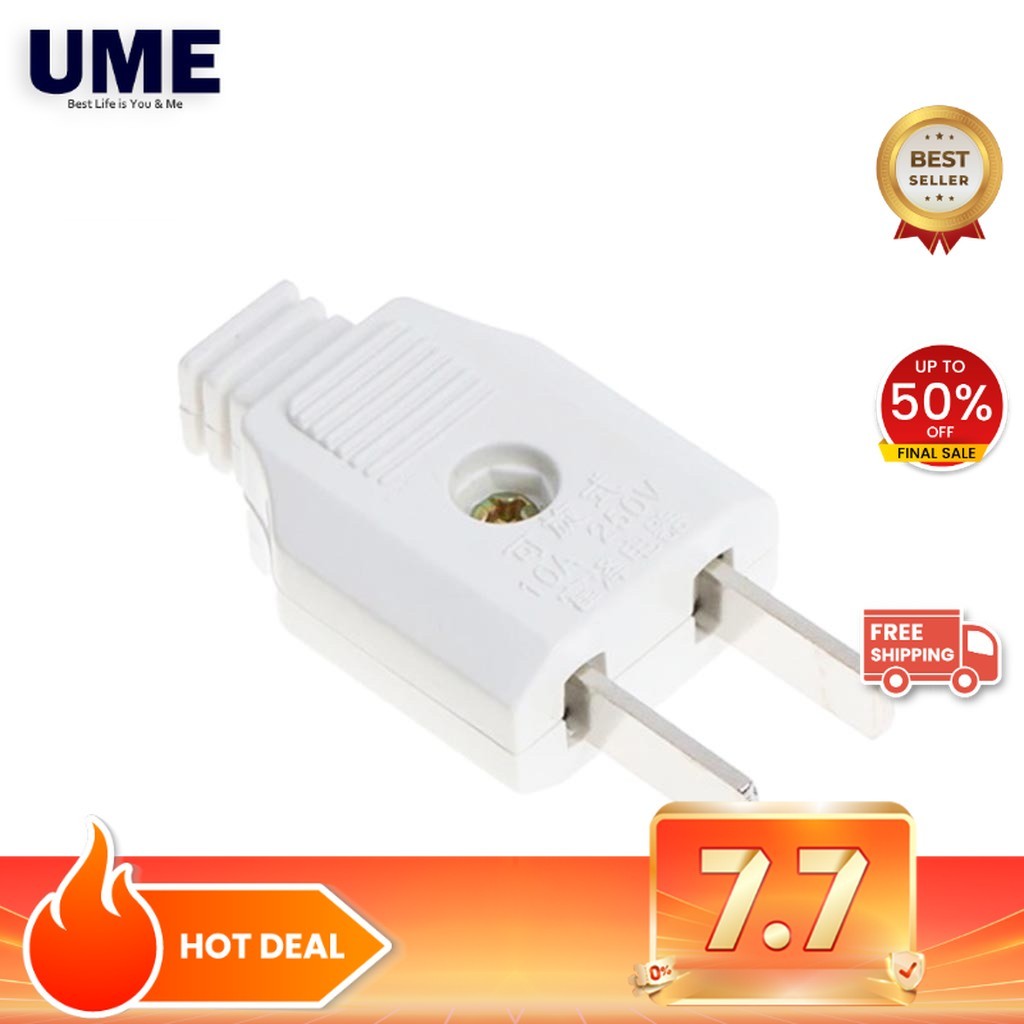 US Male Plug AC Power Outlet Adapter Socket Adaptor GW704 COD | Shopee ...