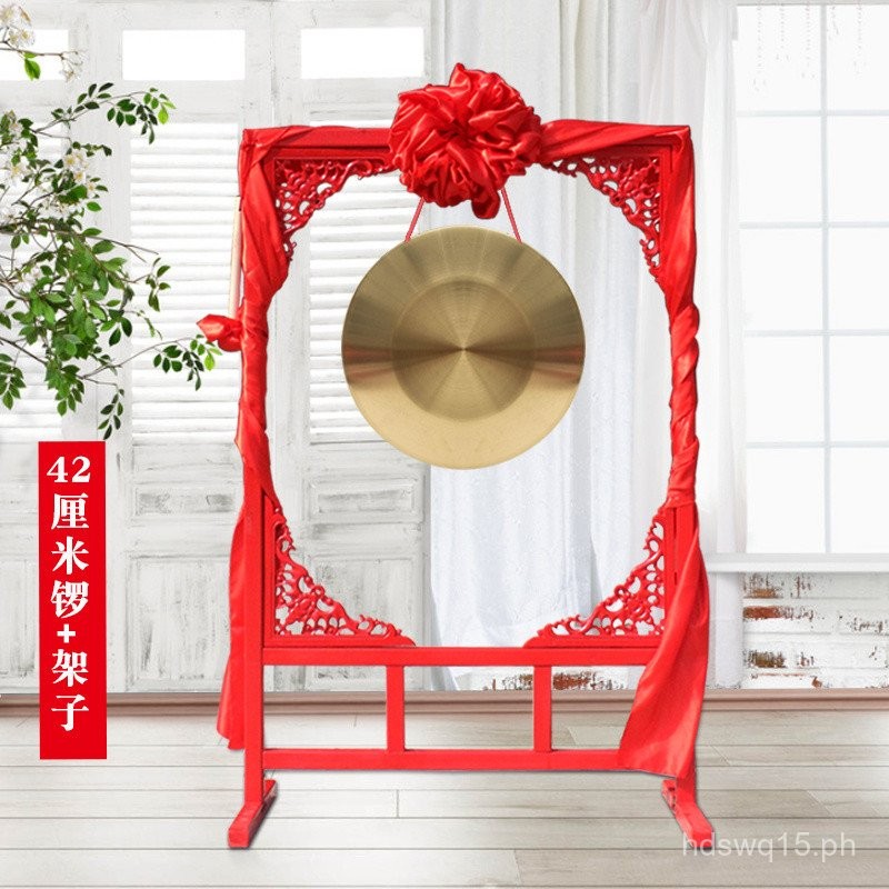 Copper Gong Musical Instrument Gong Stand Hand Gong Opening Celebration ...