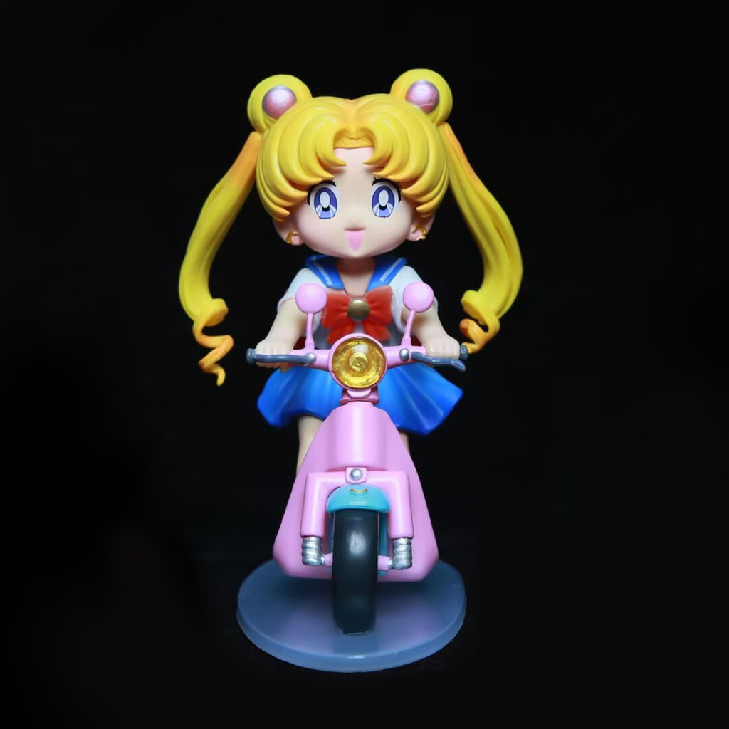Small Motorcycle Moon Hare Sailor Uniform Sailor Moon Q Version Action ...