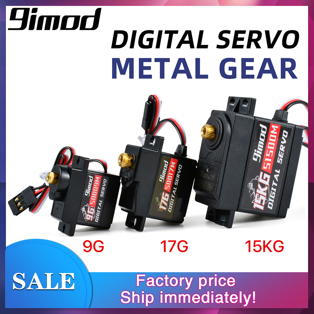 9imod Servo Digital Servo Motor High Speed Steering Servo 9g 17g 15kg ...