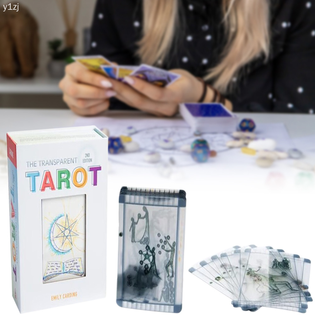 Transparent Oracles Deck For Spiritual Growth Unique Design With Clear ...