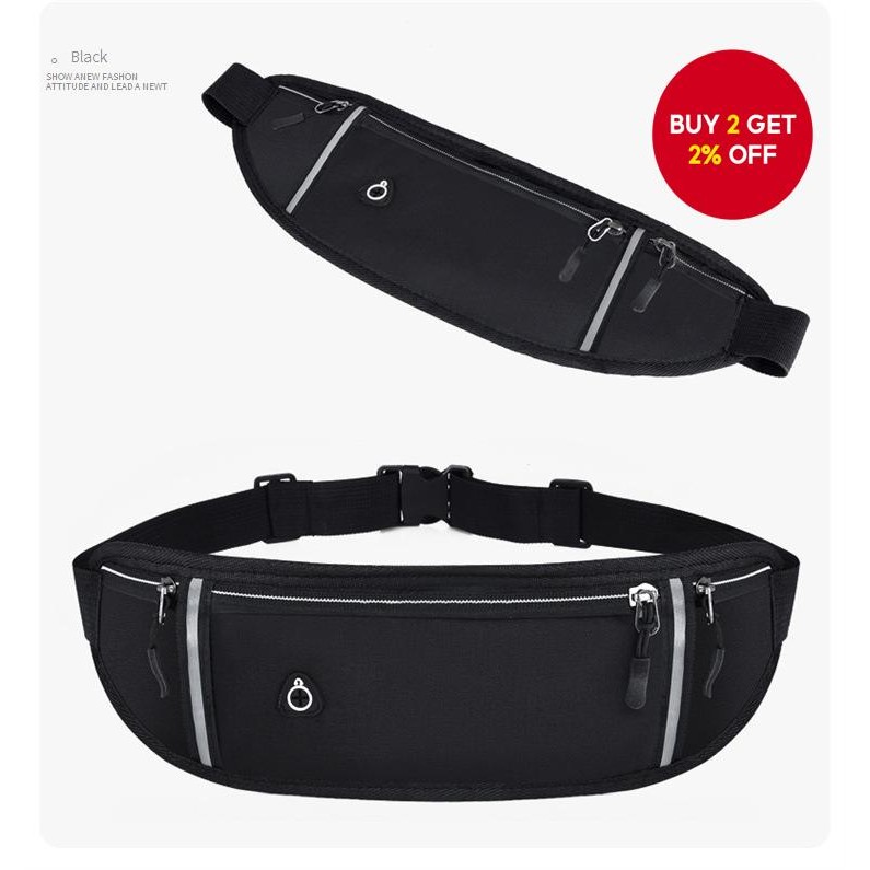 Unisex Sports Waist Pack Phone Holder Gym Running Workout Essentials ...