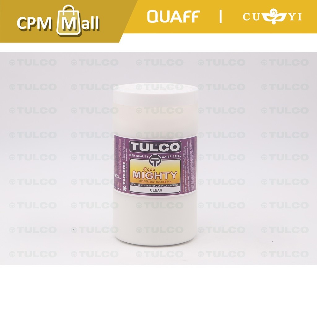 [1KG] Tulco Ecco Mighty White Bases Textile ink Paint Silk Screen ...
